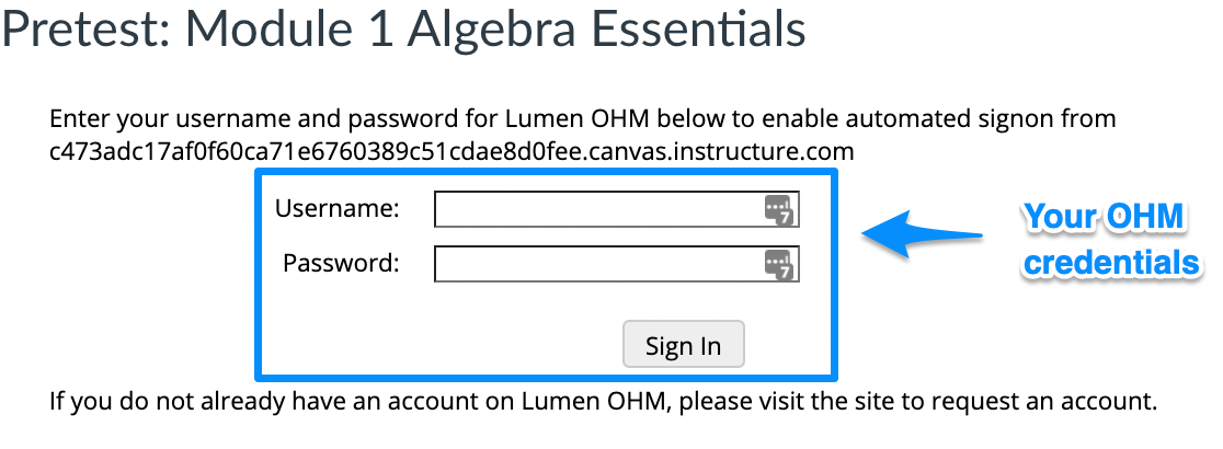 OHM & Canvas: Generate and Import an OHM Course Cartridge