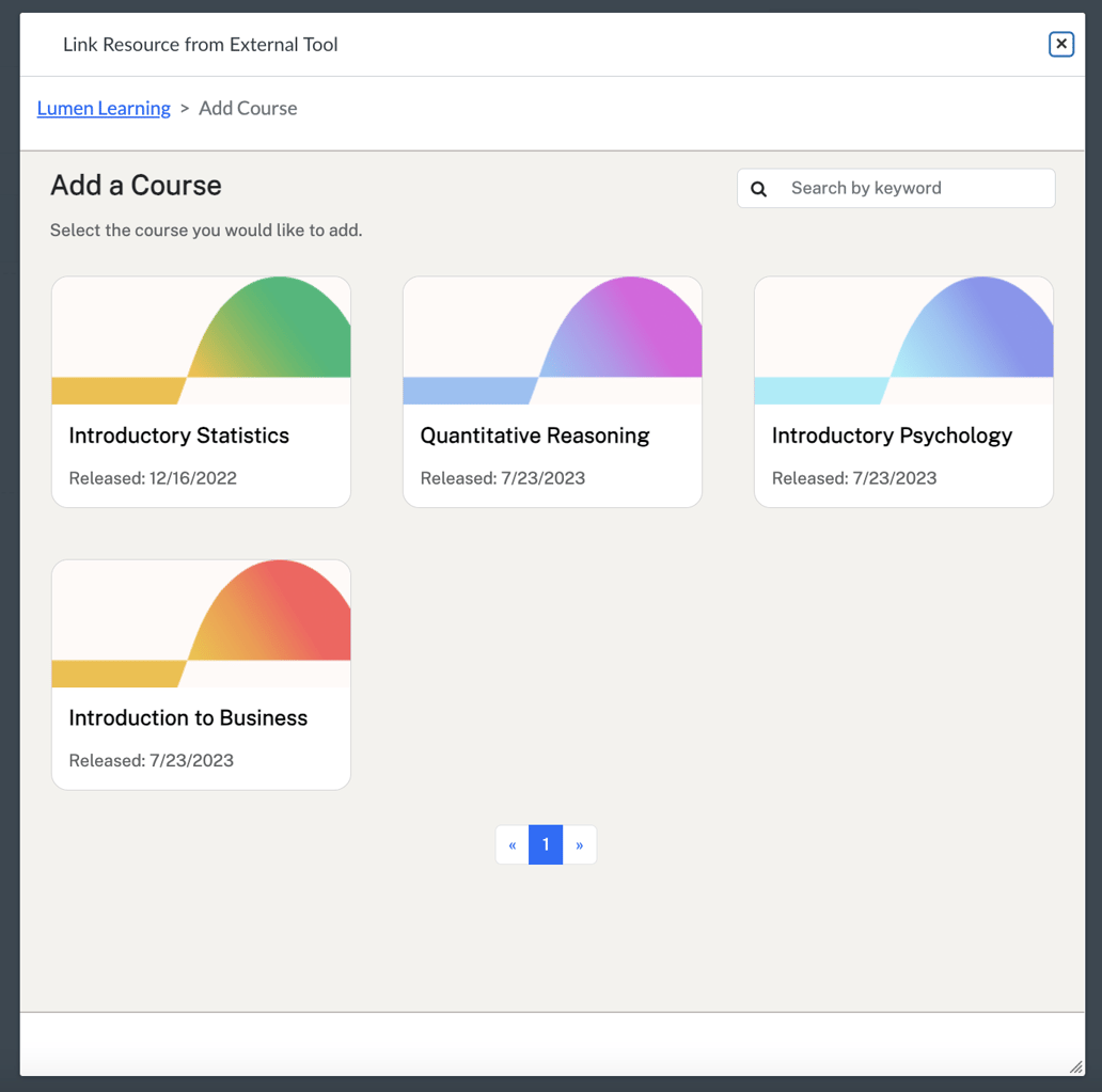 Lumen One: D2L Brightspace - Course Import Process