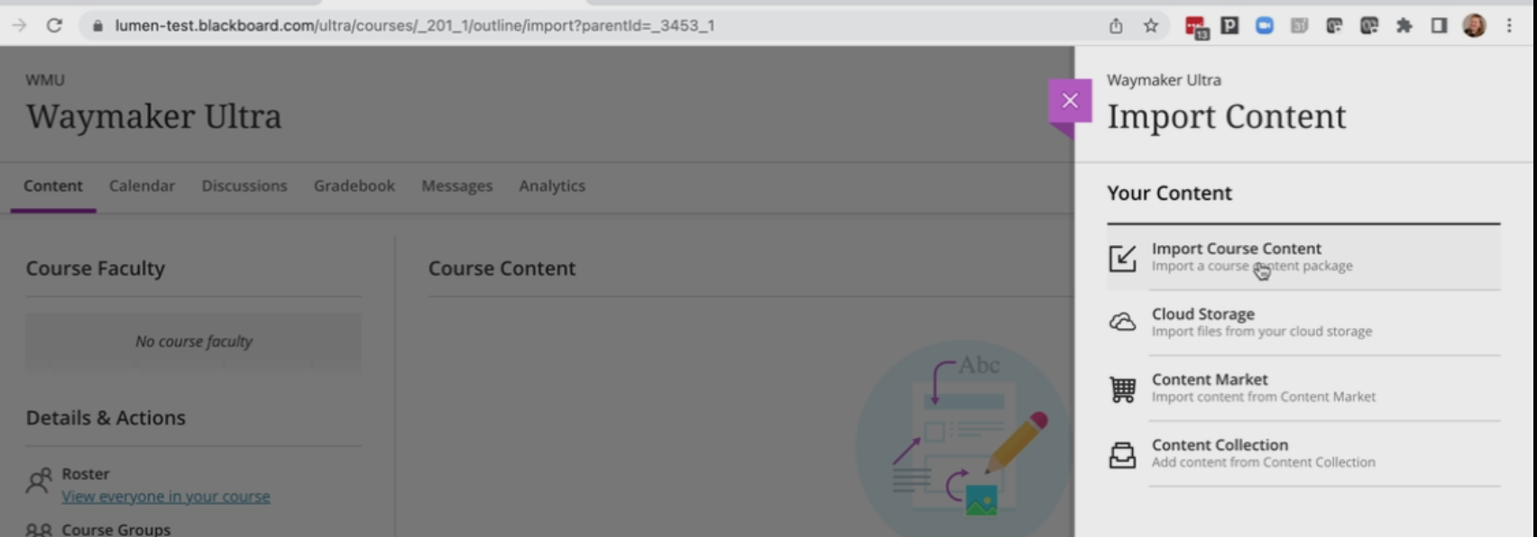 Waymaker: Blackboard and Blackboard Ultra Course Package Import ...