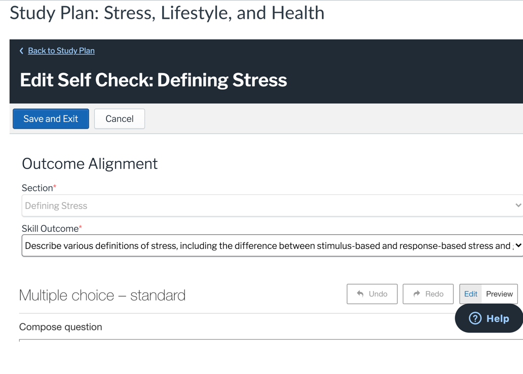 Waymaker: Editing Assessments